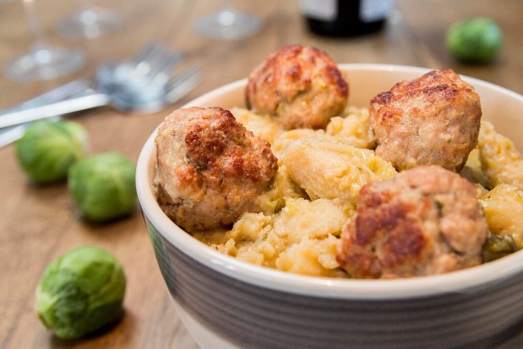 Stoemp aux choux de Bruxelles - taslapatate